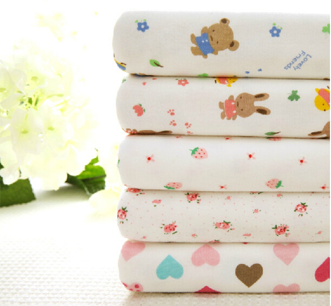 16 Styles Wide Baby Cotton Fabric /best Quality of Cotton Knitted ...