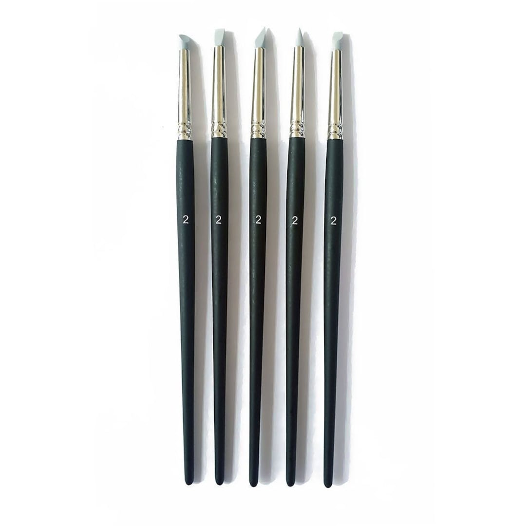 Silicone Colour Shaper Tool Set of 5 for Paint & Pastel (size #2) - Etsy