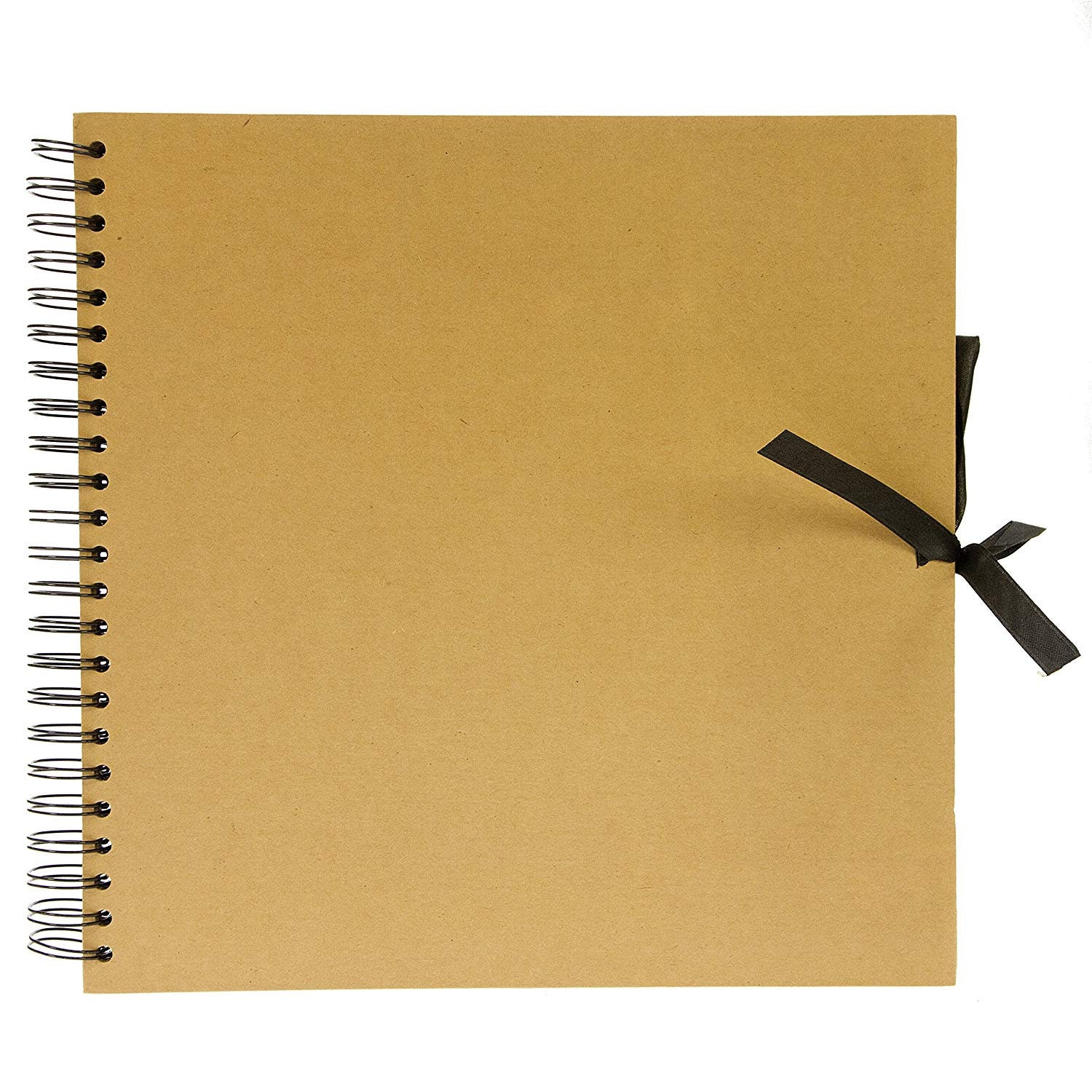 Seawhite of Brighton Kraft Brown Paper Wire Bound Sketch Books for ...