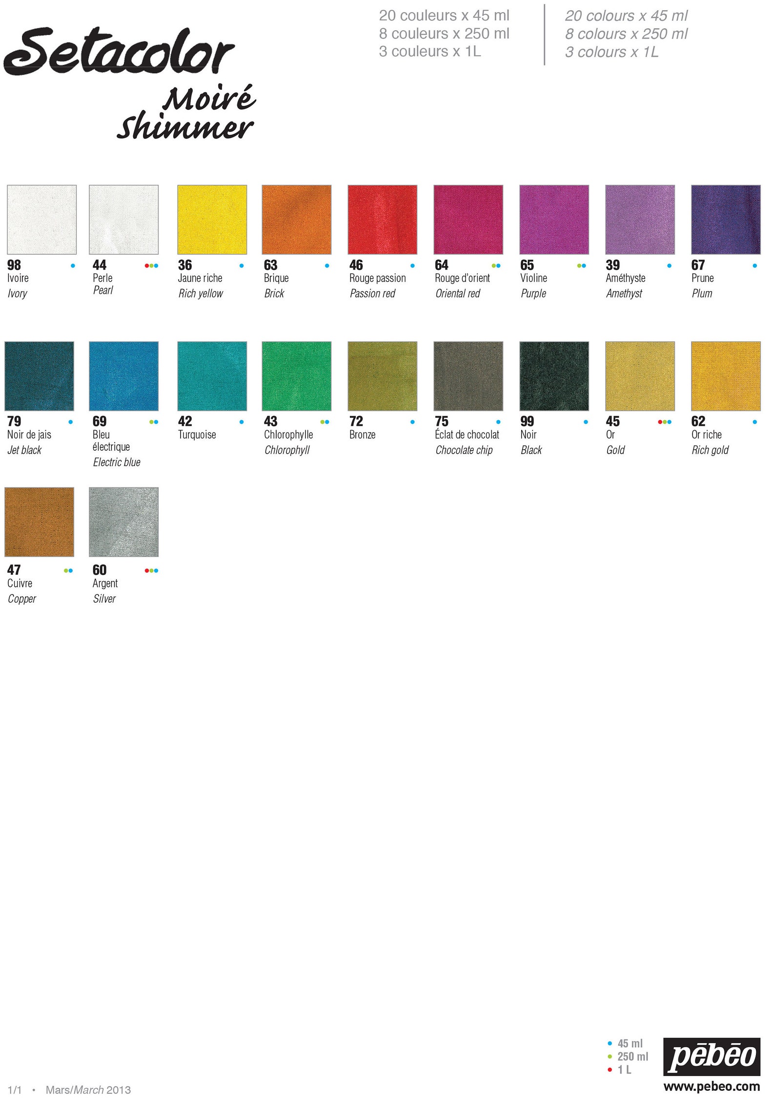 Pebeo Setacolor Opaque Iron-fix Fabric & Textile Paint 45ml | Etsy UK