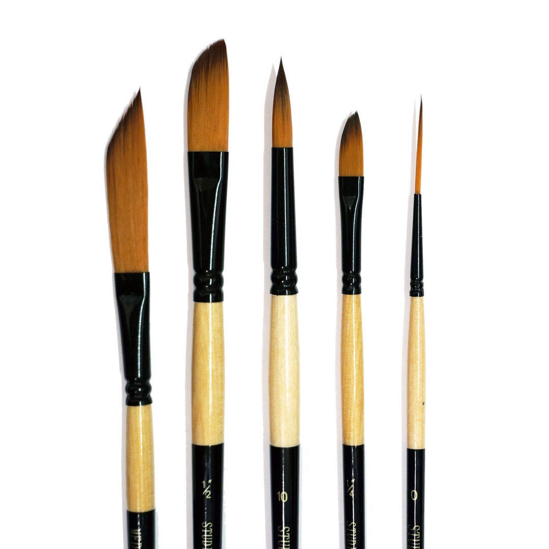 Studio 22 Effects Sword, Dagger, Rigger & Round Paint Brush Set of 5 - Etsy