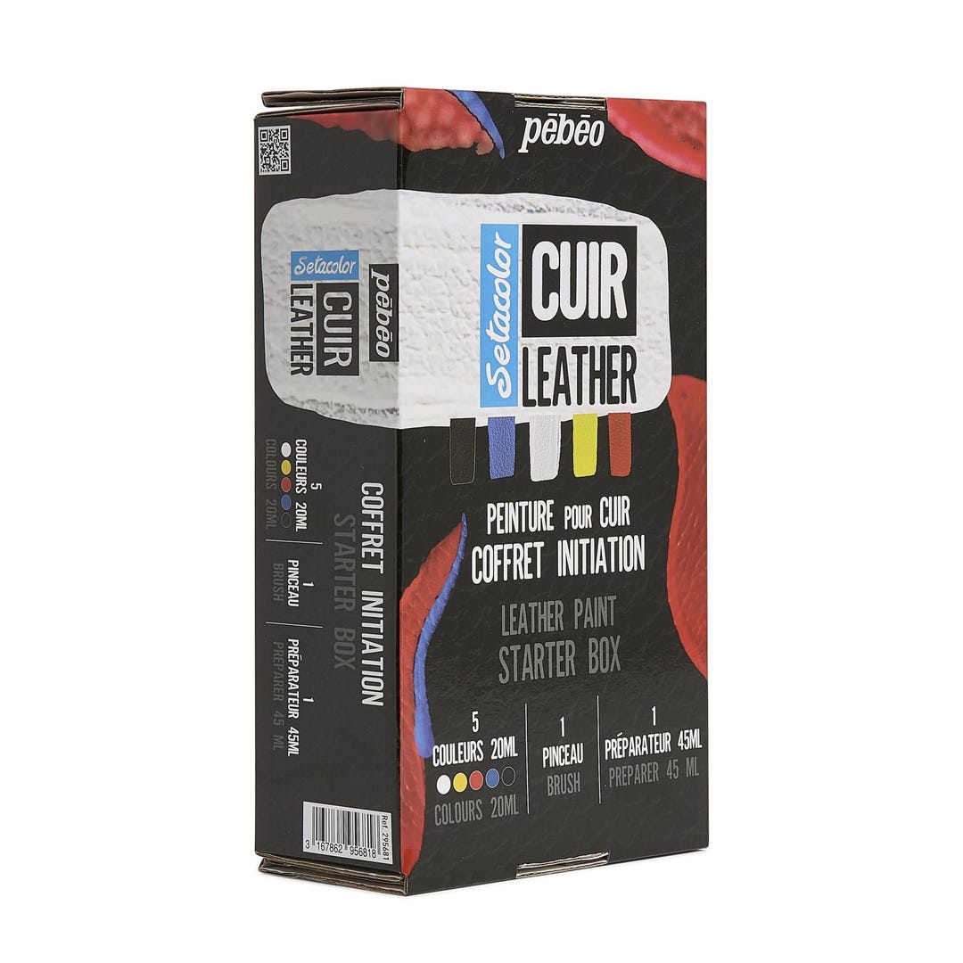 Pebeo Setacolor Leather Paint Starter Box Set - Etsy