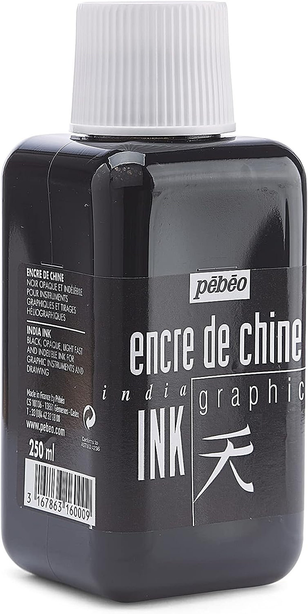 Pebeo Black Graphic Indian Drawing Ink 250ml - Etsy