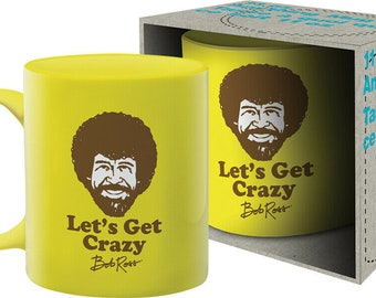 Bob Ross Officially Licensed Ceramic Mugs 11oz happy - Etsy