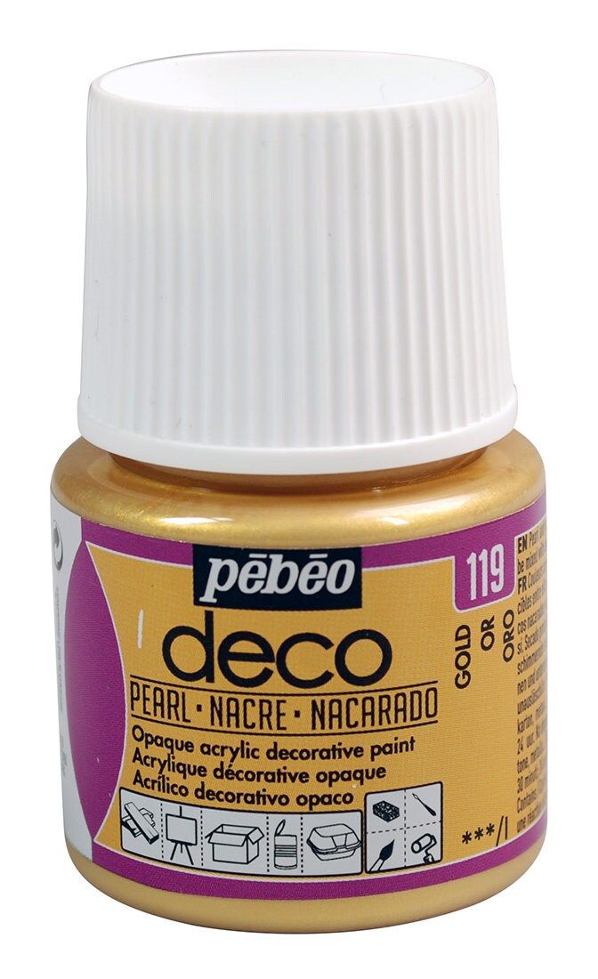 Pebeo Deco Interior Furniture & Craft PEARL Finish Paint 45ml - Etsy