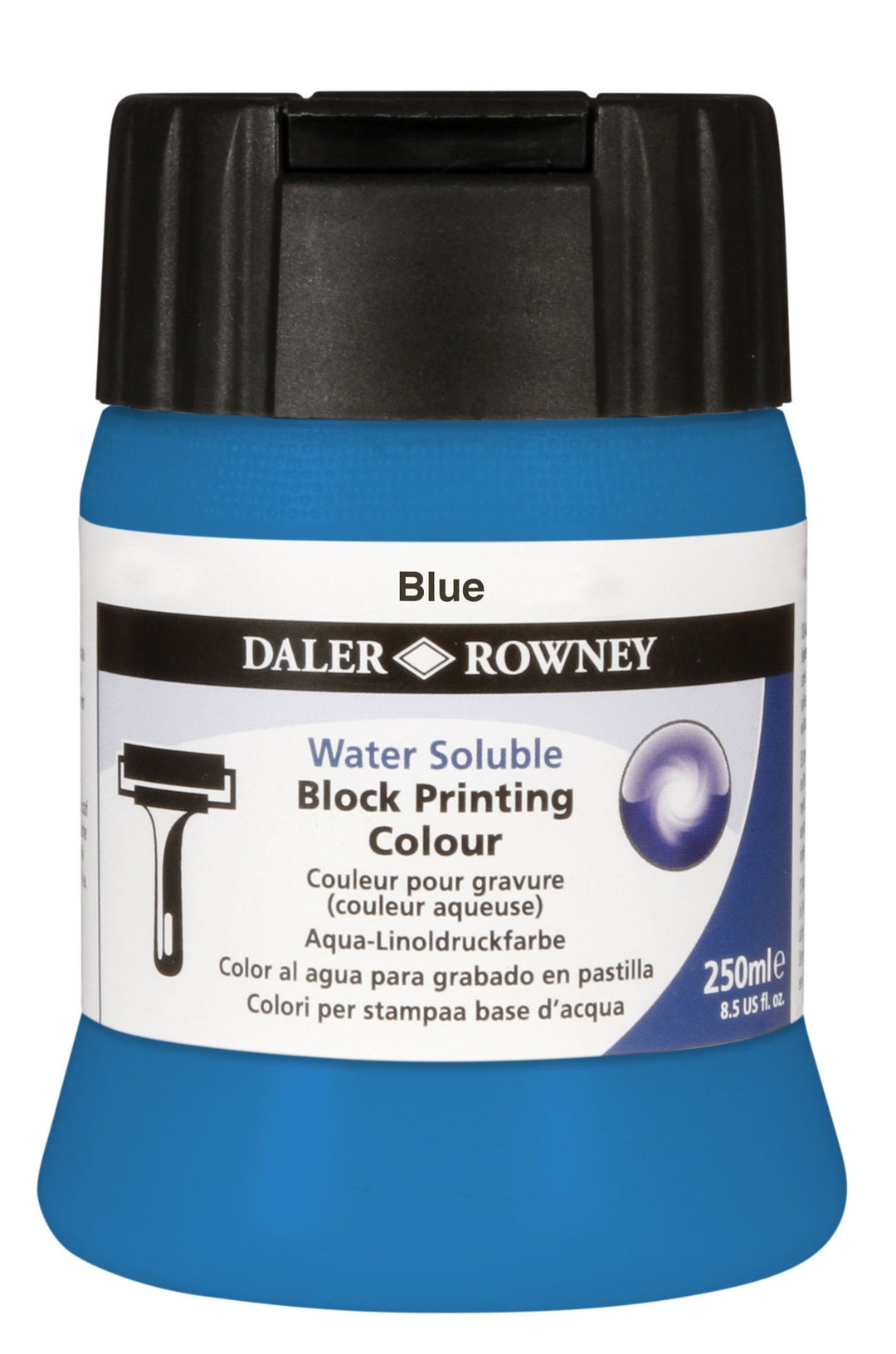Daler Rowney Water Soluble Block Printing Ink, 250ml Blue - Etsy