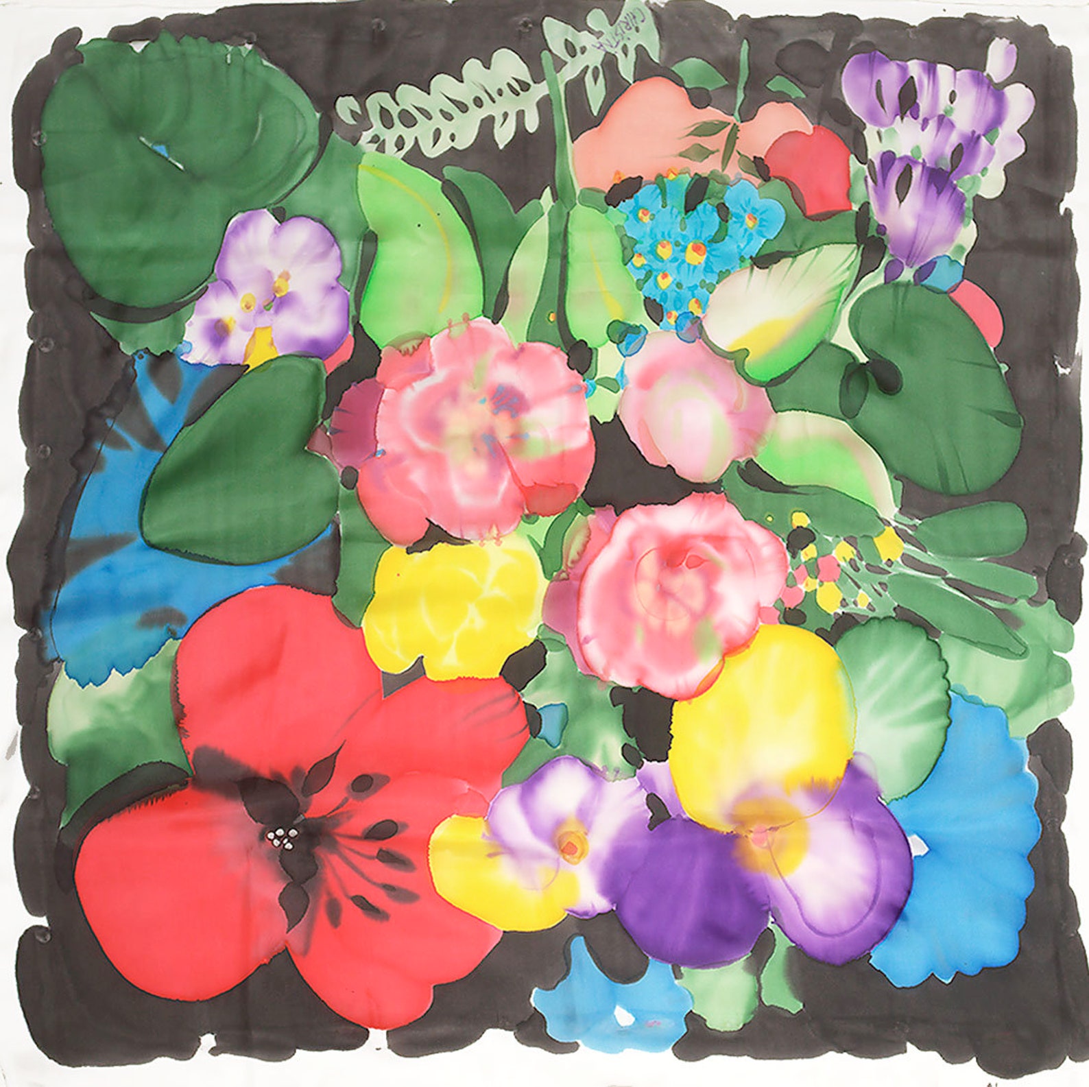 Pebeo Setasilk Silk Fabric Paint 45ml Colours & 20ml Gutta Resist Tubes ...