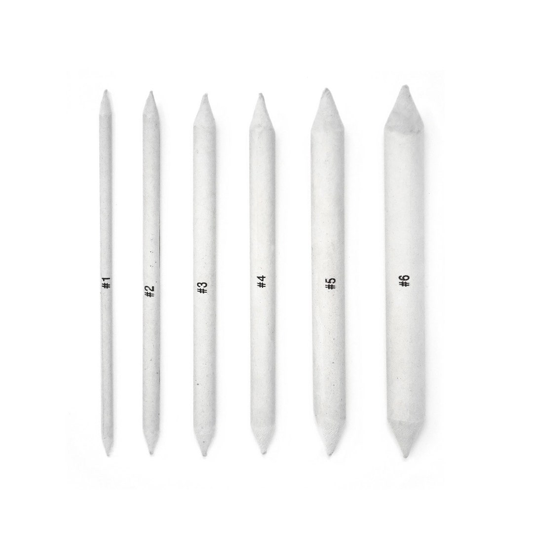 Paper Stump Tortillion Pastel Blending Pack of 6 - Etsy