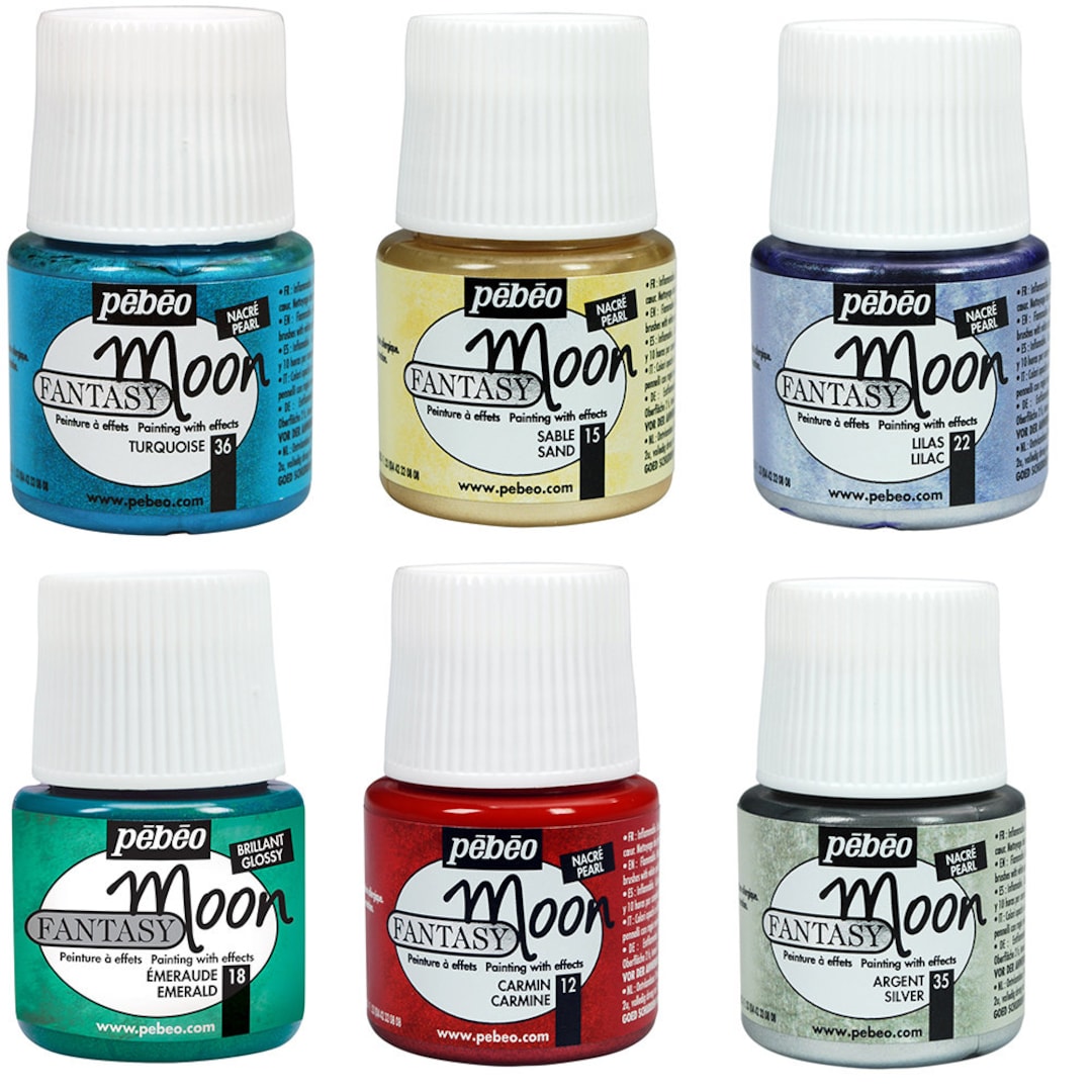Pebeo Fantasy Moon Multi Surface Effect Paint 45ml Pots - Etsy