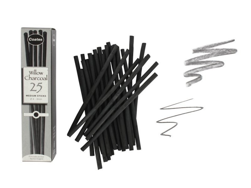 Zestawy Coates English Willow Charcoal Etsy Polska