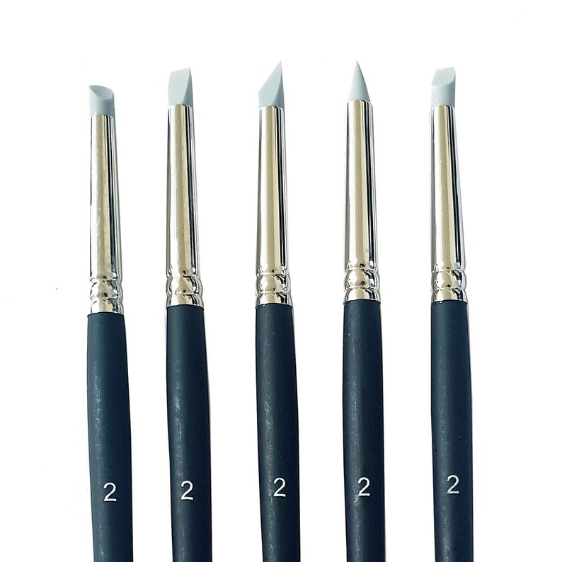 Silicone Colour Shaper Tool Set of 5 for Paint & Pastel size | Etsy