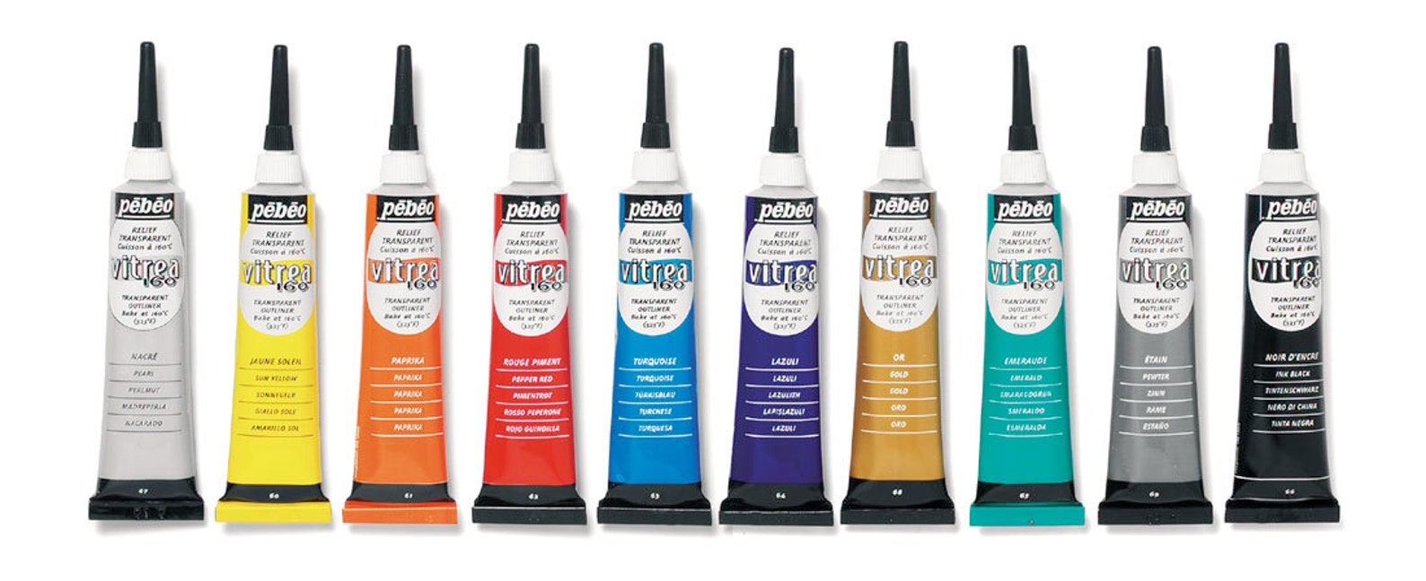 Pebeo Vitrea 160 Glass Paint Outliner Set 10 X 20ml Assorted - Etsy Pebeo Vitrea 160 Glass Paint Outliner Set 10 X 20ml Assorted - Etsy