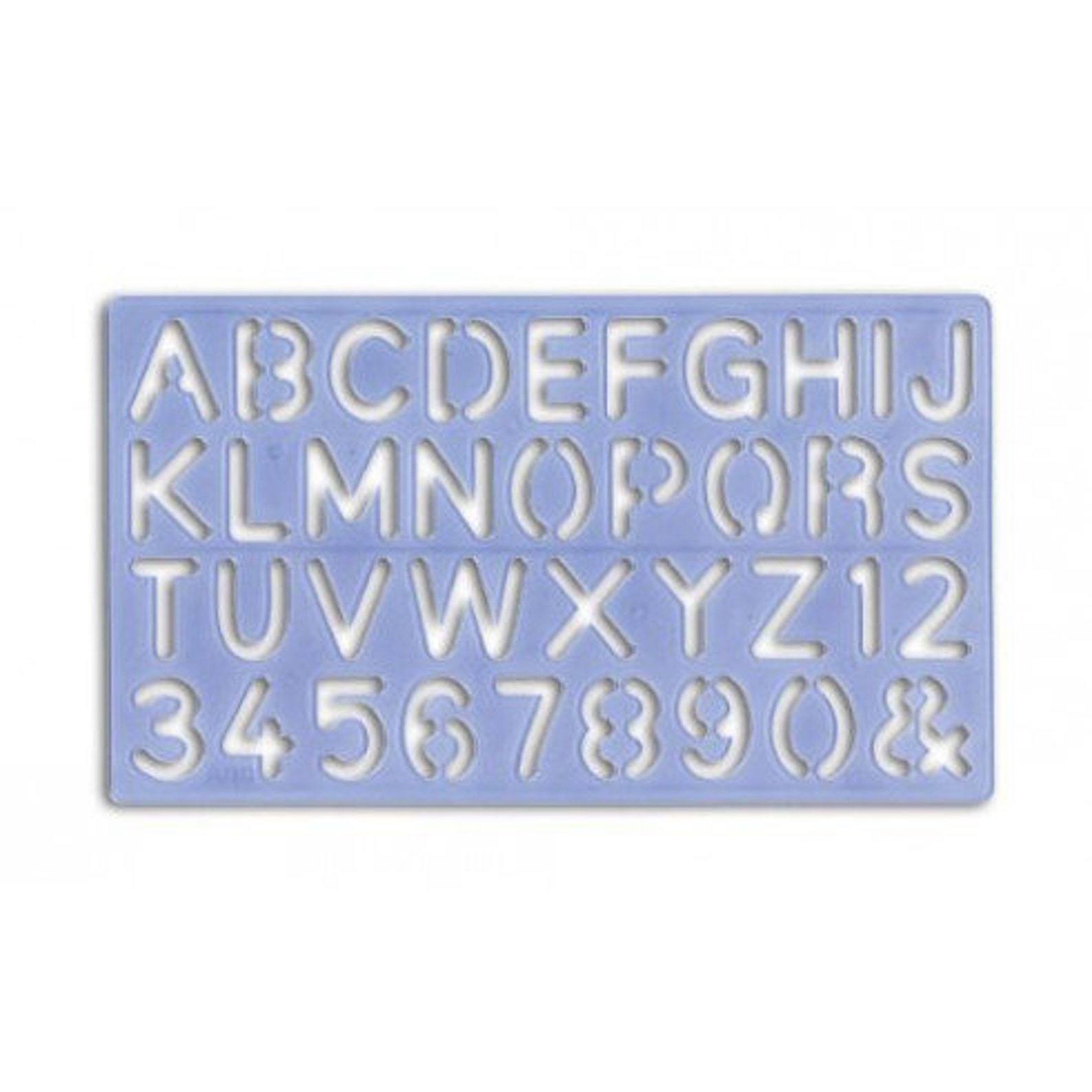 Plastic Lettering Stencil Kit Letters & Numbers Alphabet 5mm | Etsy