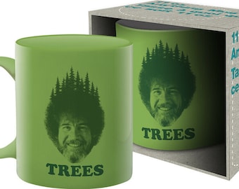 Bob Ross Officially Licensed Ceramic Mugs 11oz happy - Etsy