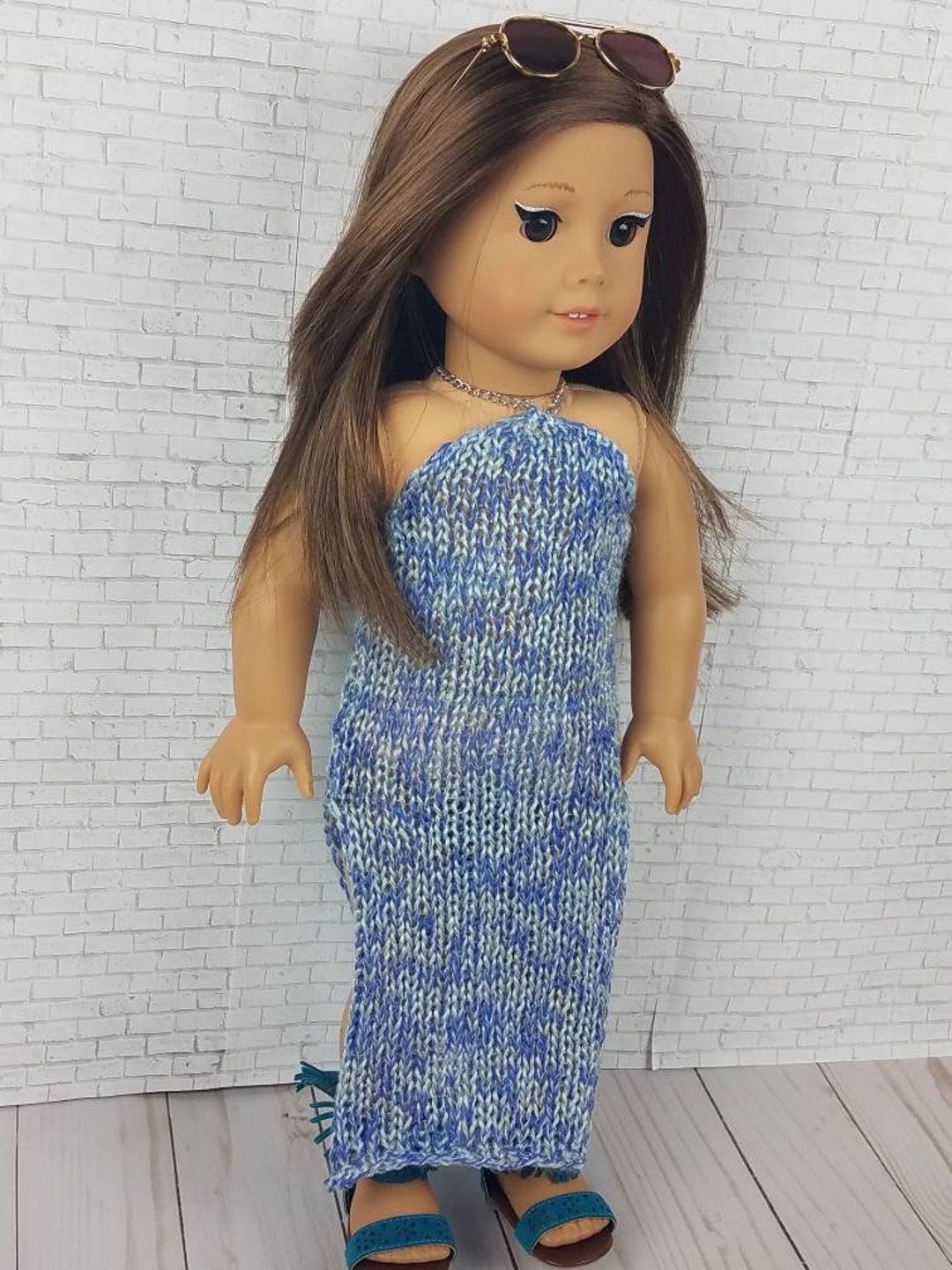 18 Inch Doll Dress, Doll Maxi Dress, Doll Summer Outfit, 18 Inch Doll ...