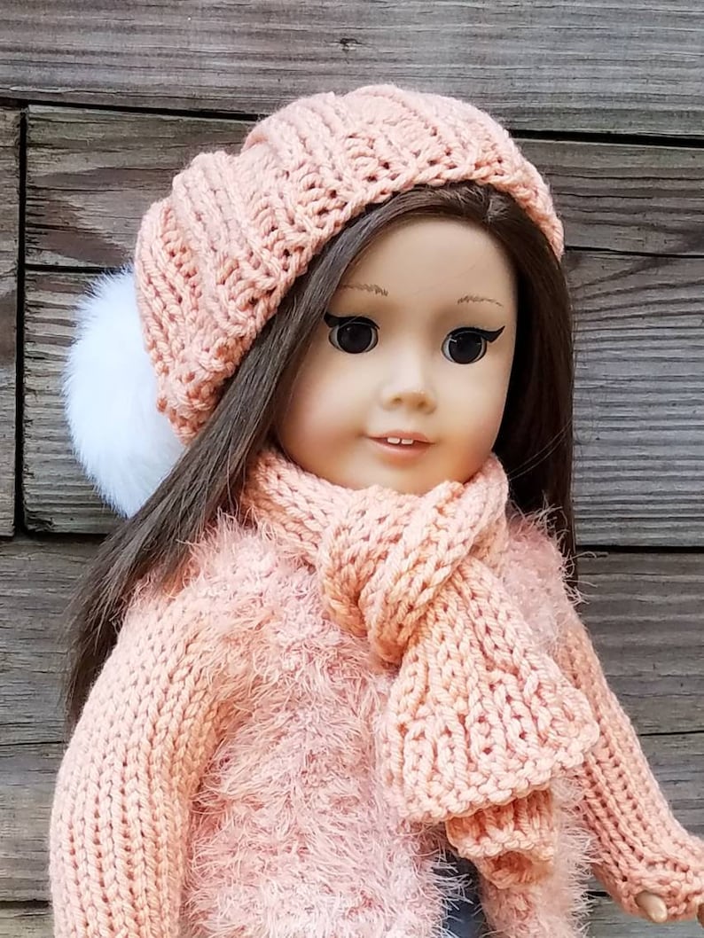 Doll Hat Wrap,18 Inch Matching Set, Doll Slouchy Hat, 18 Inch Doll ...