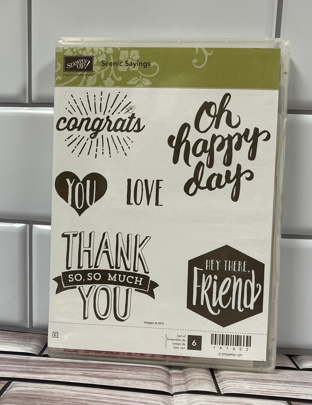 Scenic Sayings Stamp Set by Stampin’up! - Etsy