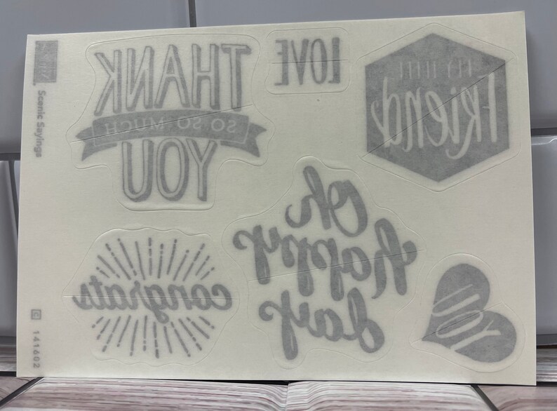 Scenic Sayings Stamp Set by Stampin’up! - Etsy