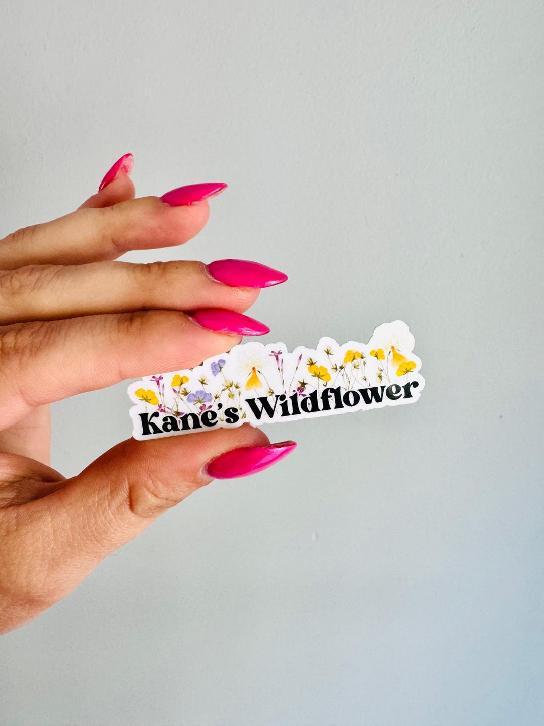 Kane's Wildflower Sticker | Kindle Sticker | Gifts for Her | Dark ...