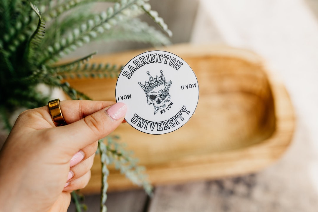 Barrington University Vinyl Sticker | Kindle Sticker | Gifts for Her ...