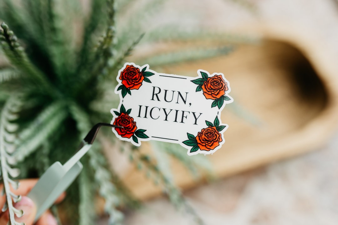 Run, IICYIFY Sticker | Kindle Sticker | Gifts for Her | Dark Romance ...