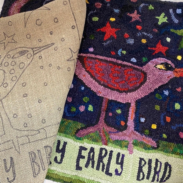 Bird Rug Hooking - Etsy