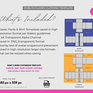 High Resolution Roblox Classic Pants & Shirt Template | High Resolution ...