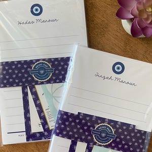 Evil Eye Personalized Notepad | Spirituality Lovers Gift | Custom ...