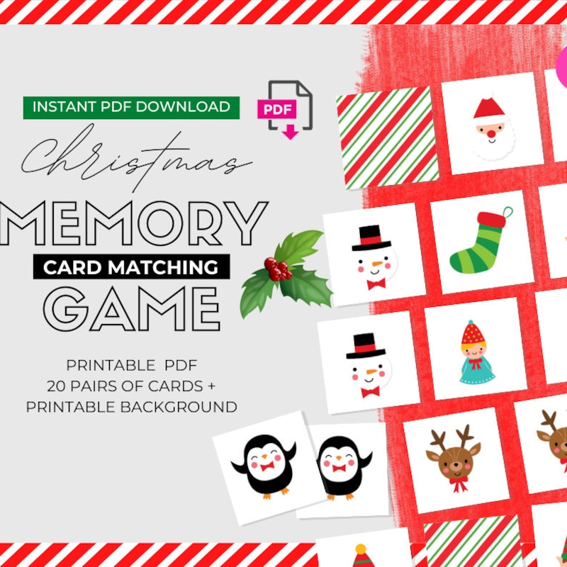 Memory Game Cards - Etsy