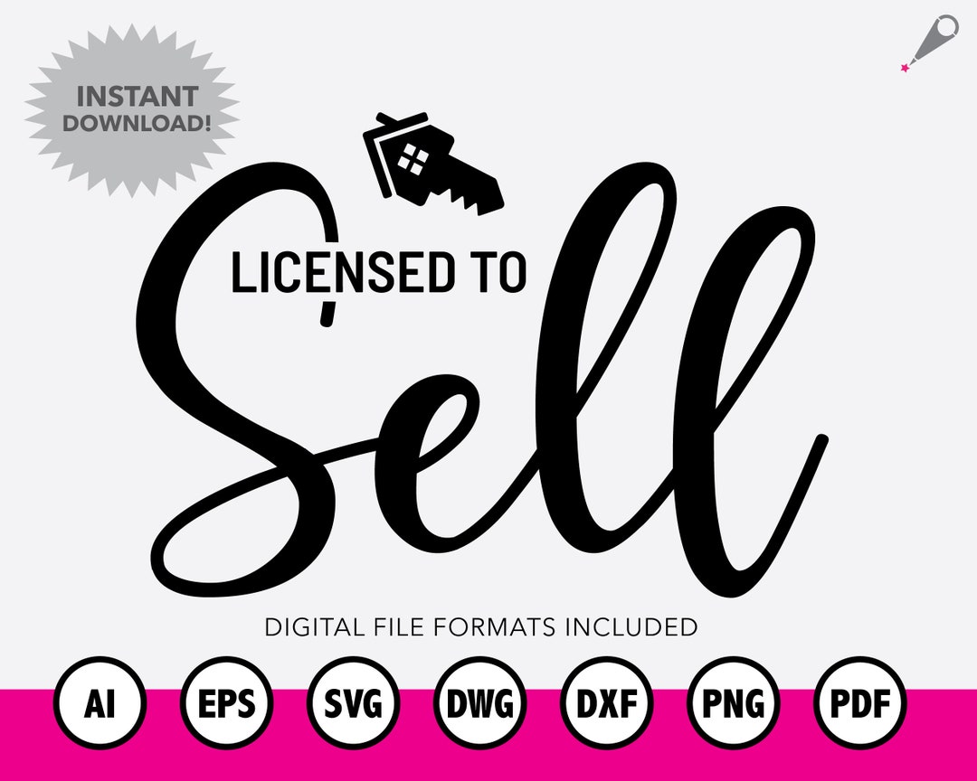 Licensed to Sell SVG Files | Bundle Layered SVG, Cricut, Cut Files ...