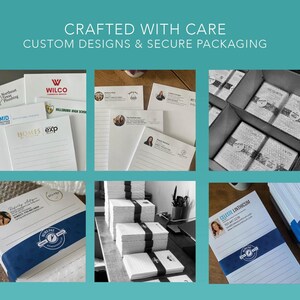 Qty 15, 30, or 50 - Low Minimum BULK Notepads - Custom Real Estate ...