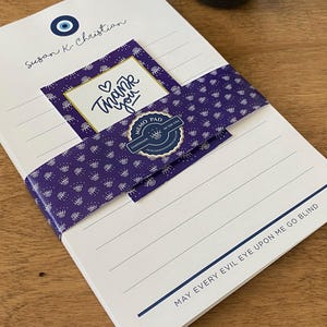 Evil Eye Personalized Notepad | Spirituality Lovers Gift | Custom ...