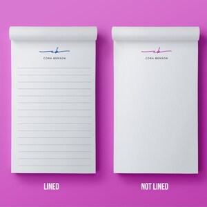 Personalized Notepad With Script Initials and Name | Perfect Gift for Clients and Friends - Etsy