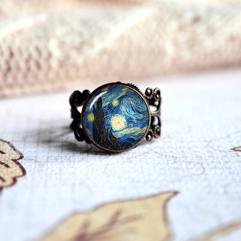 Starry Night Ring - Etsy