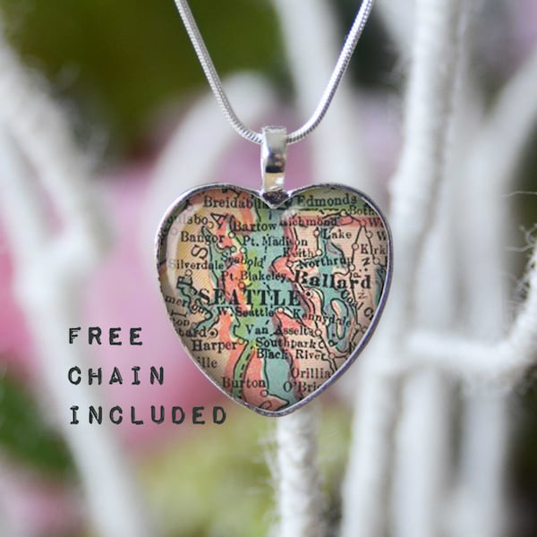 Seattle Necklace - Etsy