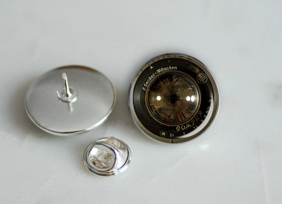 Old Camera Lens Image Tie Pin Lapel Pin Cap Pin 20mm - Etsy