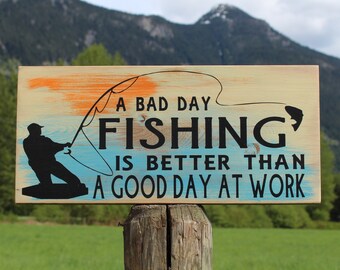 Fishing decor | Etsy