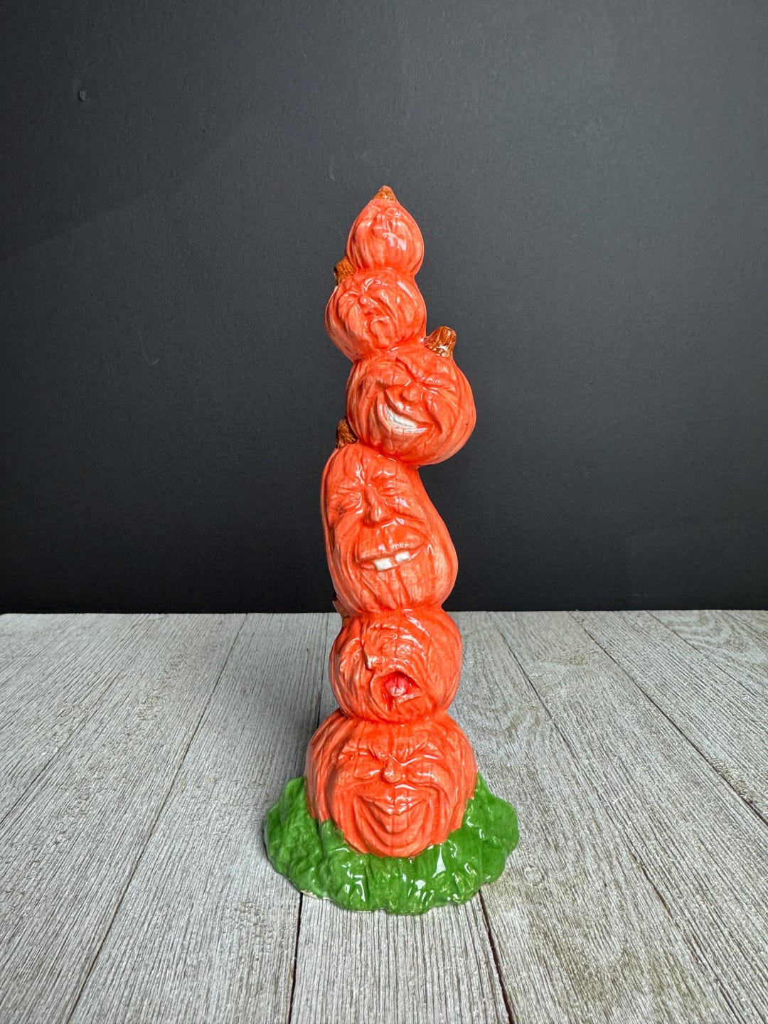 Pumpkin Totem Statue - Etsy