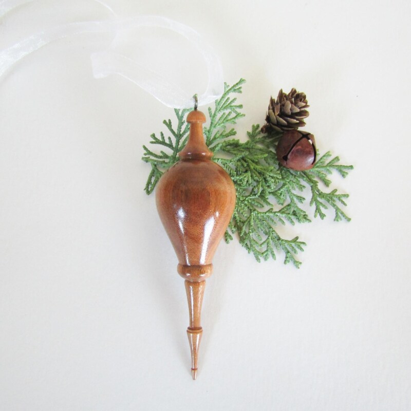 Wood Turned Ornament - Etsy