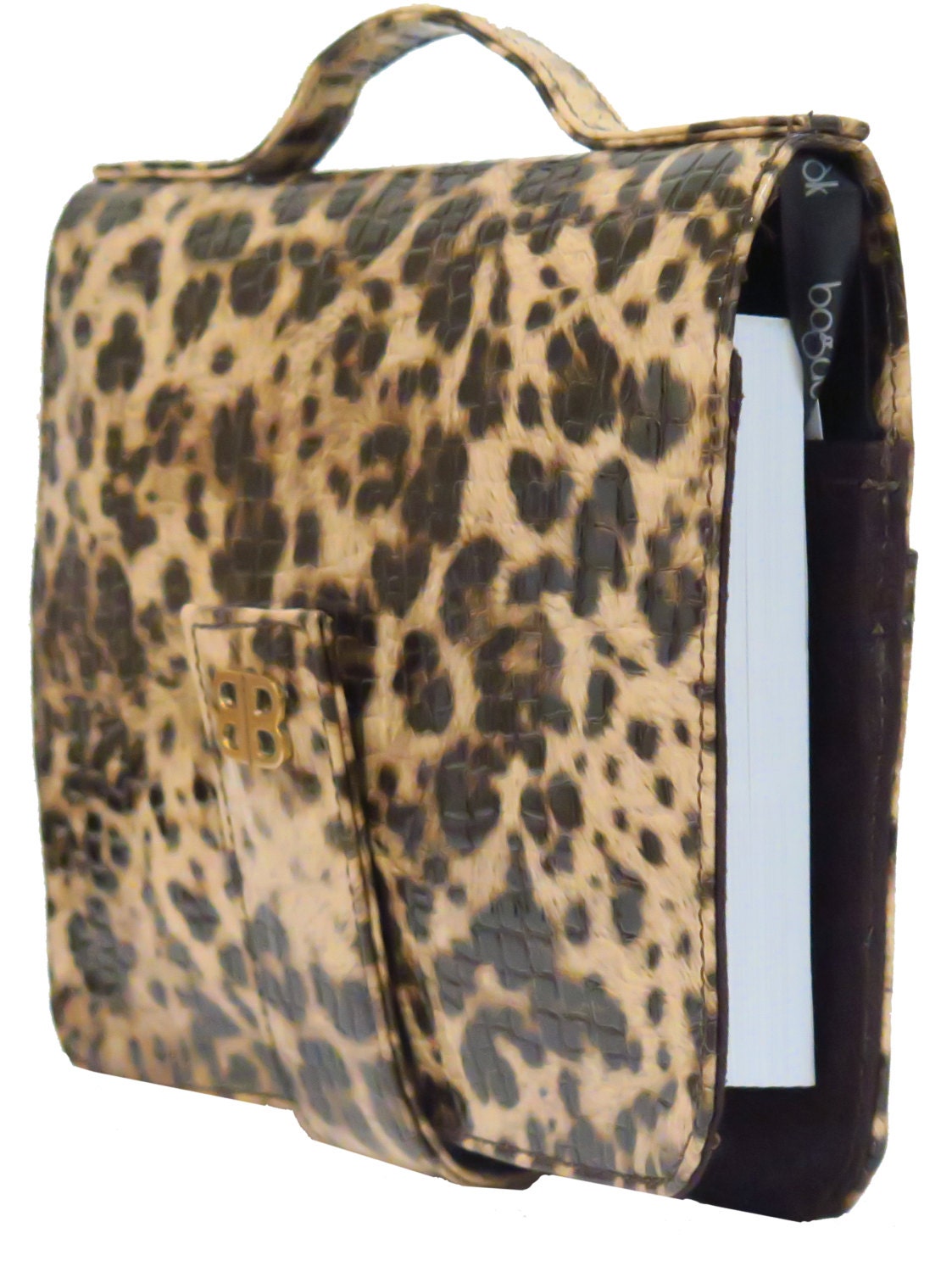 Book Cover Book Bag Journal Bible Notebook Carrier W Unique Hand Strap ...