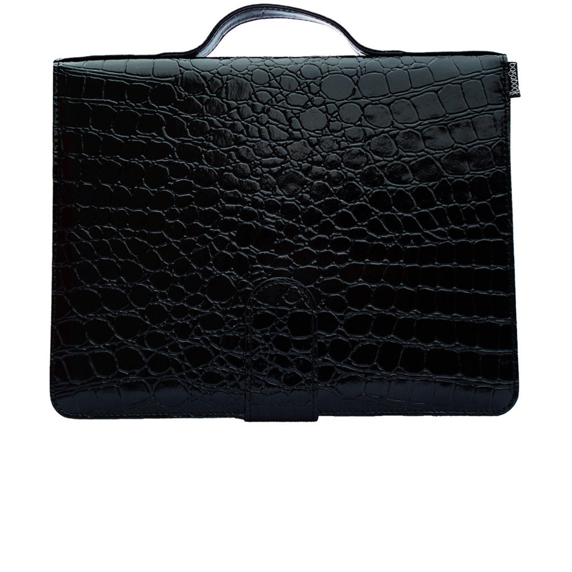 Black Croc iPad Case: 9.7 Inch Tablet Cover With Hand Strap - Etsy