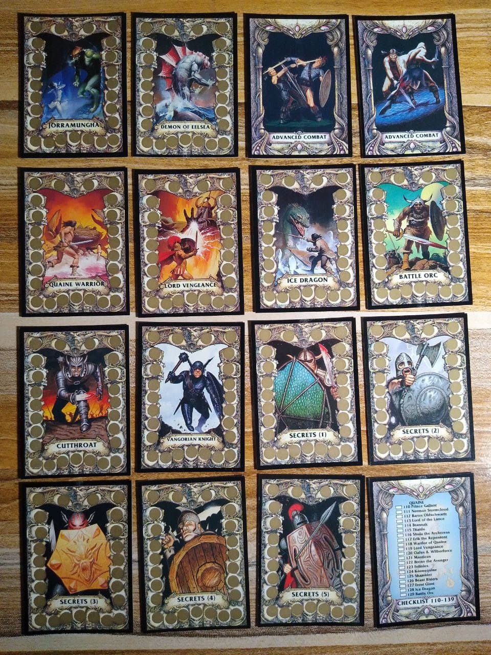1993 Steve Jackson's Merlin Battle Cards (loose) - Etsy