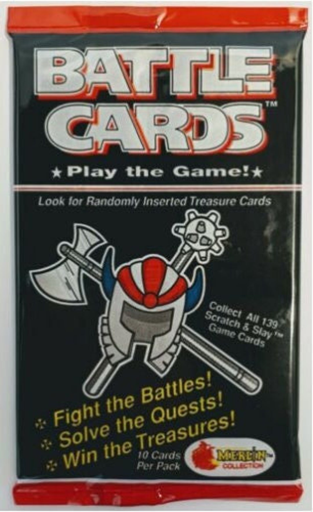1993 Steve Jackson's Merlin Battle Cards Booster Pack - Etsy