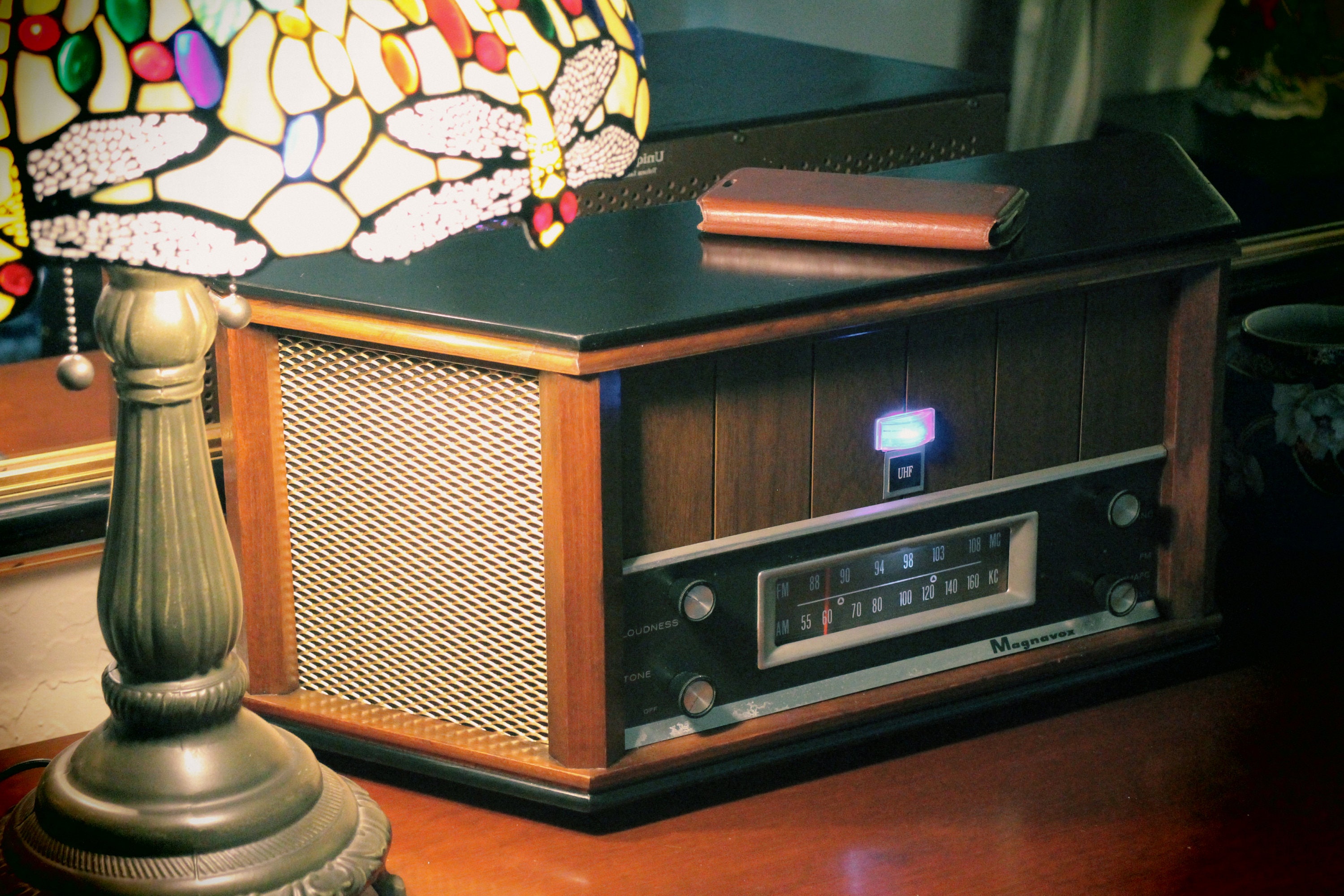 Very Large Tabletop Bluetooth Tube Radio Speaker Vintage | Etsy