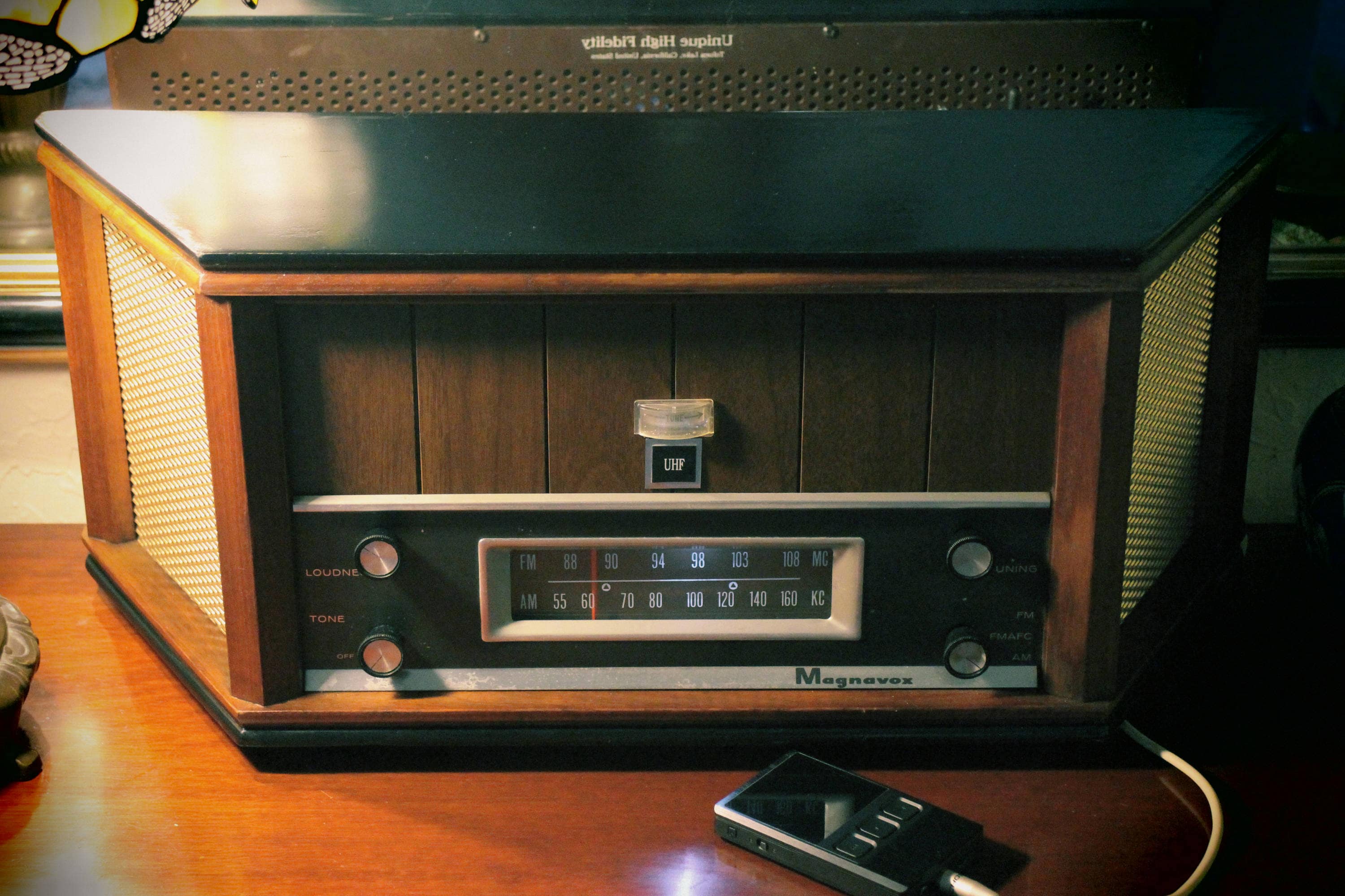 Very Large Tabletop Bluetooth Tube Radio Speaker Vintage | Etsy