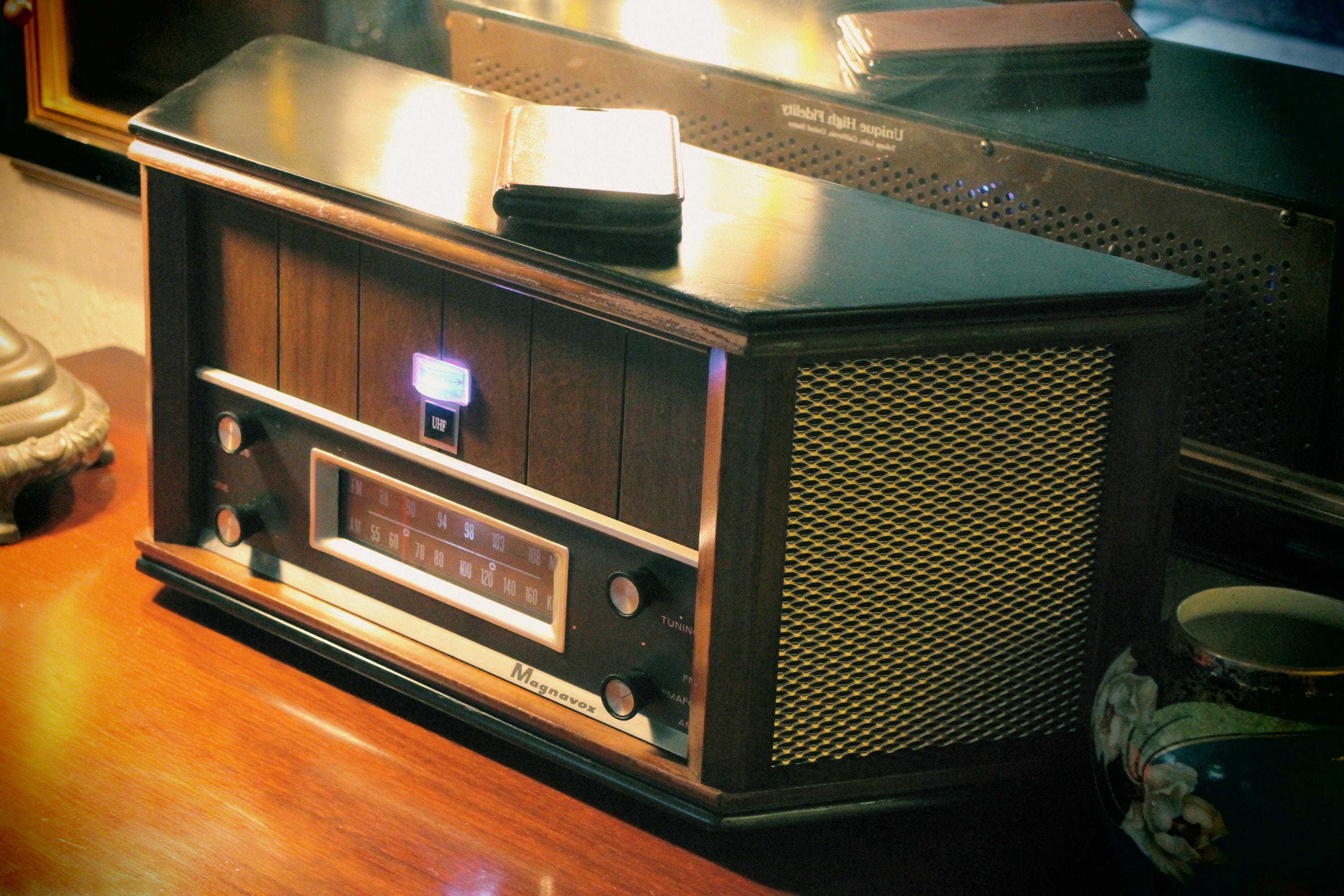 Very Large Tabletop Bluetooth Tube Radio Speaker Vintage | Etsy