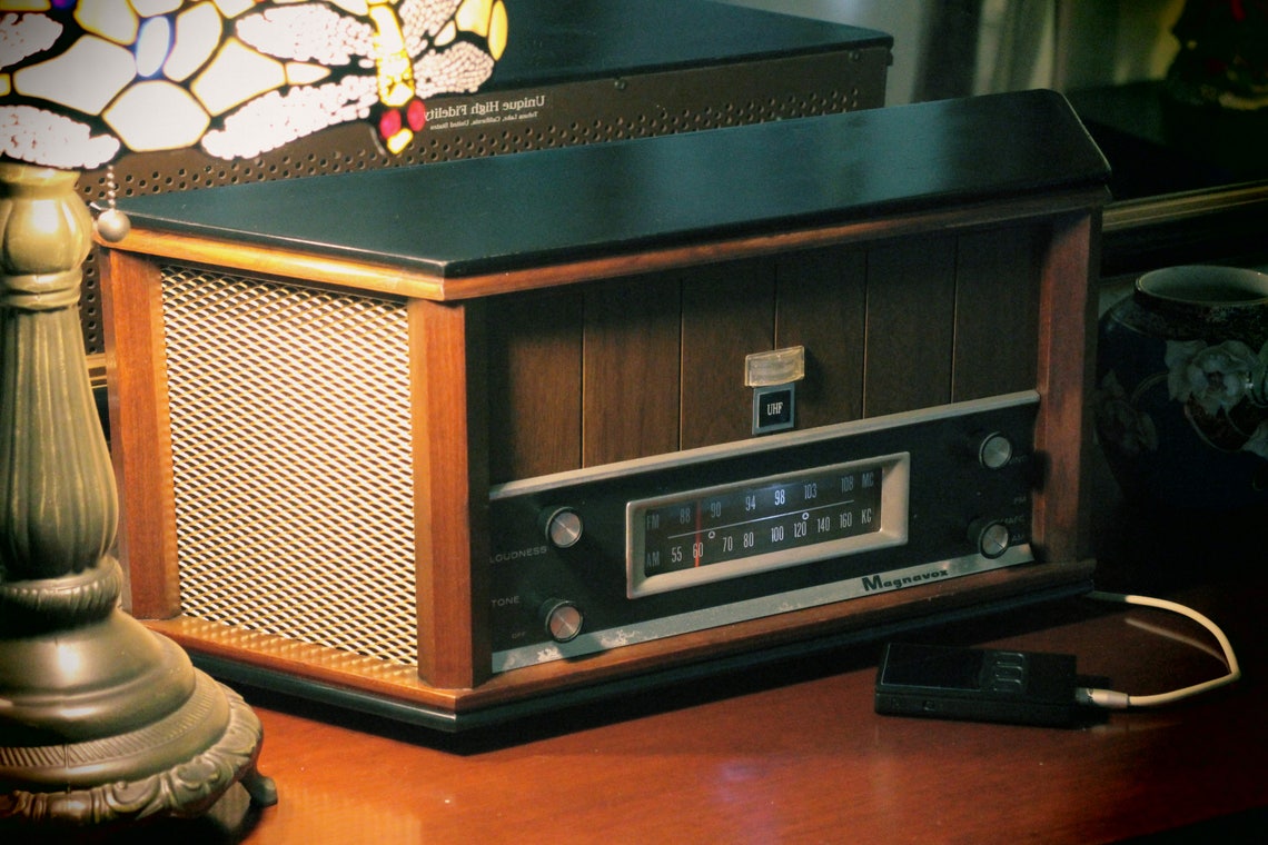 Very Large Tabletop Bluetooth Tube Radio Speaker Vintage | Etsy