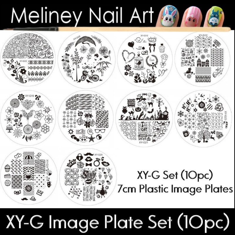 Nail Image Plates - Etsy
