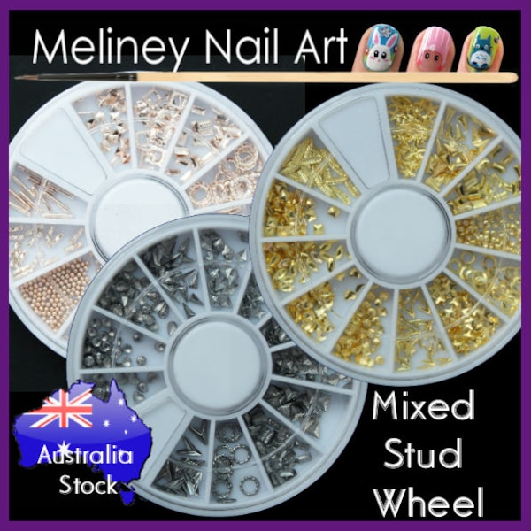 Nail Art Studs - Etsy