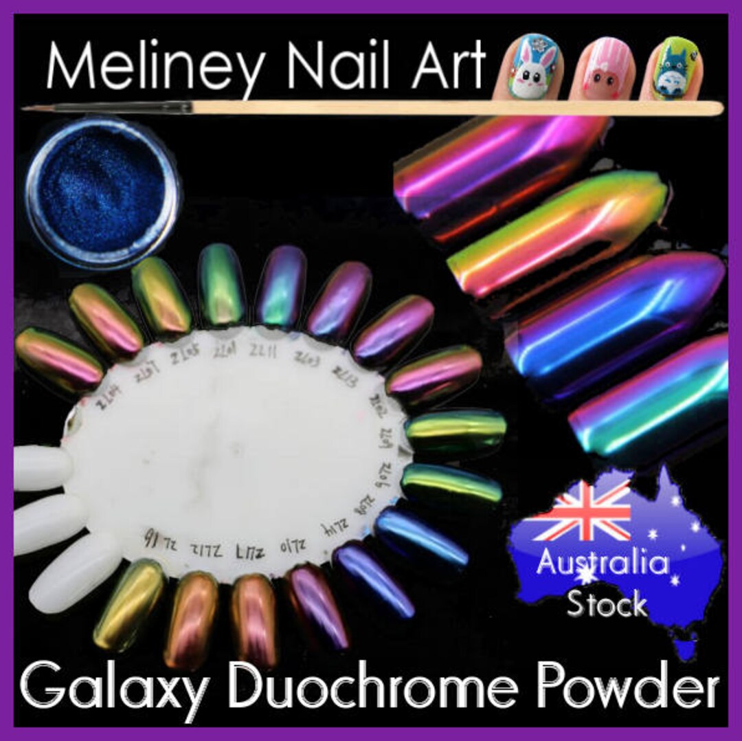 Galaxy Duochrome Powder Nail Art Color Changing Shifting Decoration ...